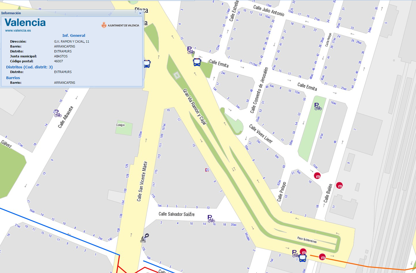 Mapa interactivo de Valencia - Residencia universitaria en Valencia ...